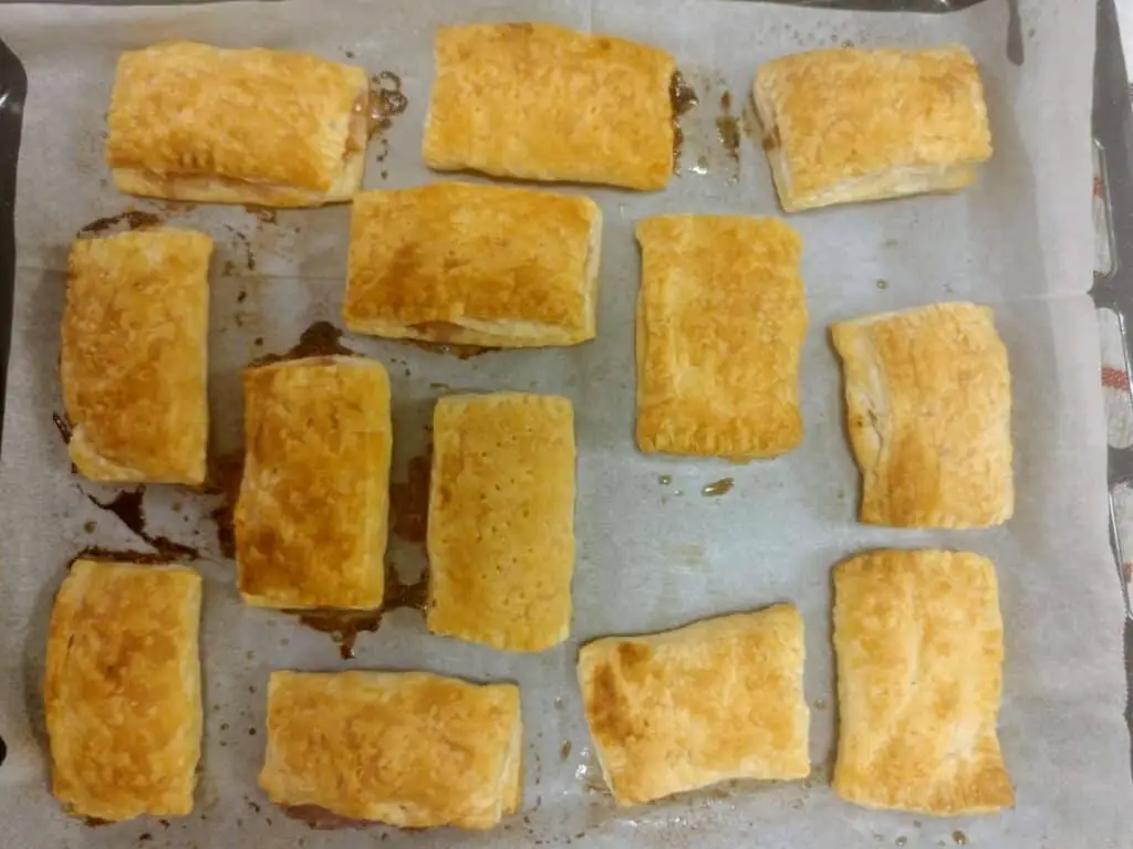 vegan apple and nectarine pie pockets