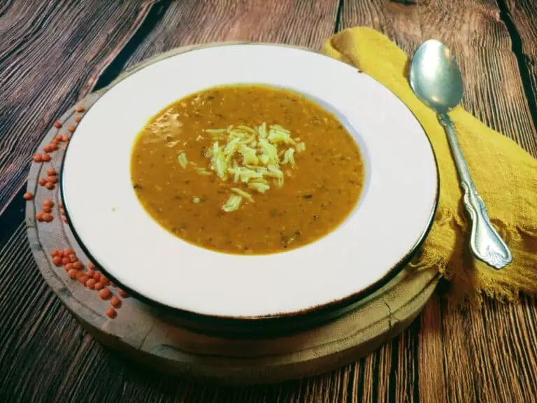 Red Lentils Soup Indian Style